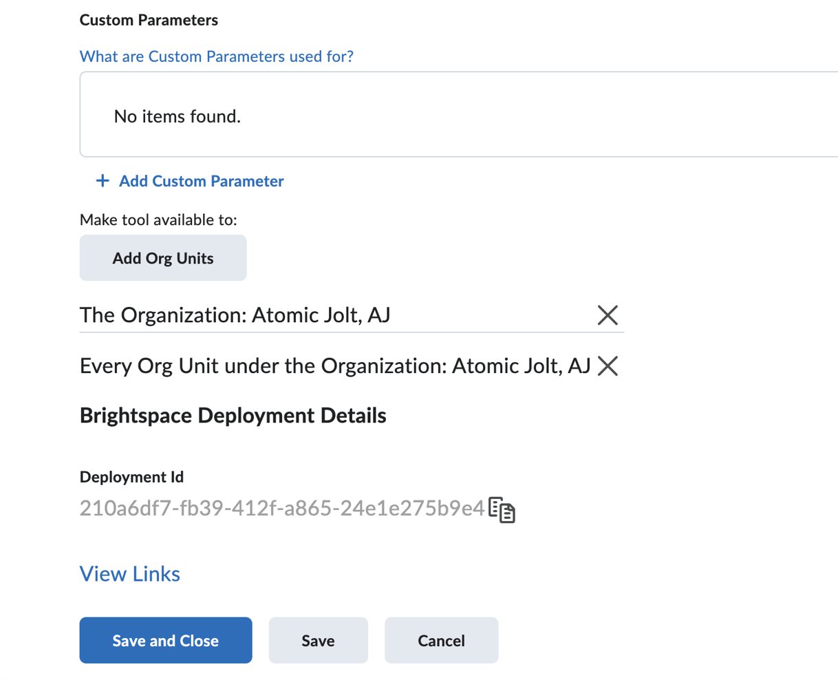 Can you install Atomic Search on lower-level org units in Brightspace?